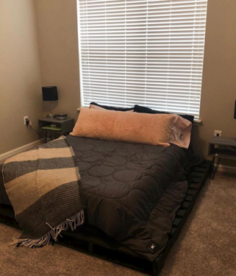 Pallet King Size Bed 6X6 (Black) - The Pallet Furniture